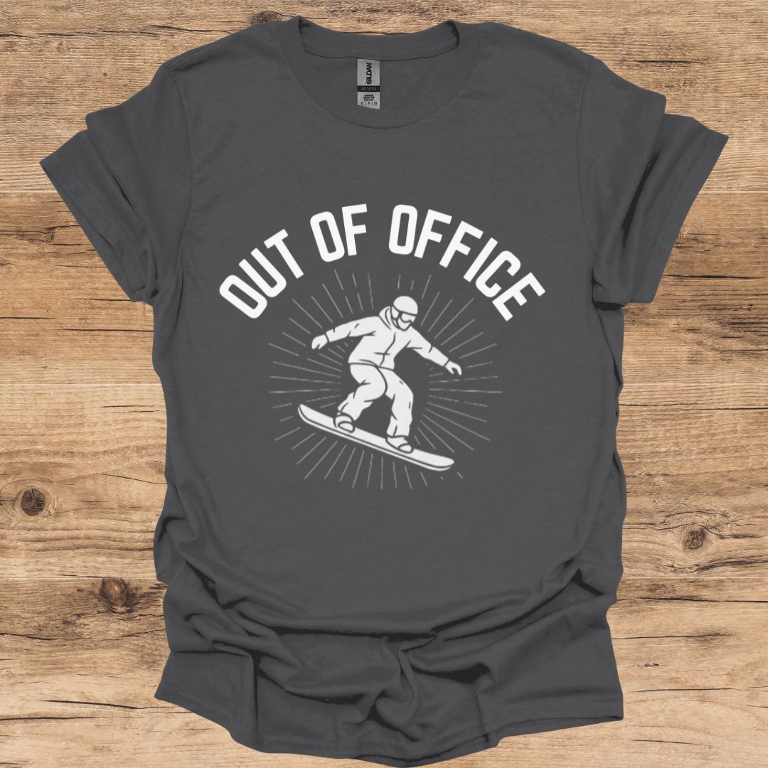 Out Of Office_Snowboard T-Shirt – Alpine Rush